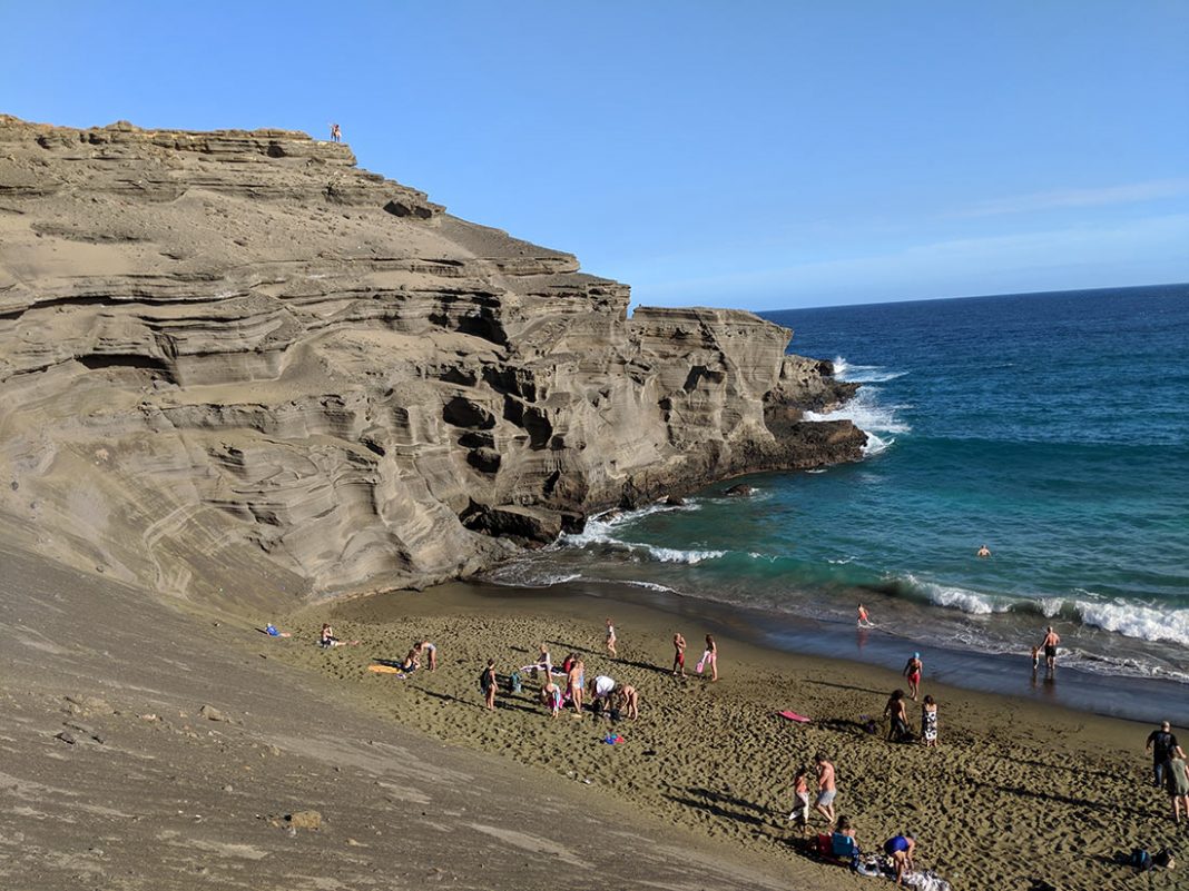 Papakolea green sand beach: a unique place to lie on gemstones - Travel ...